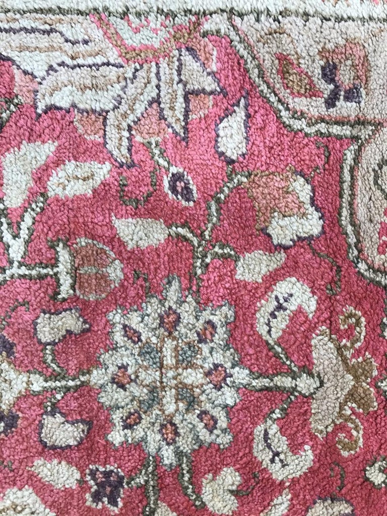 Wonderful Silk Turkish Kayseri Rug For Sale at 1stDibs