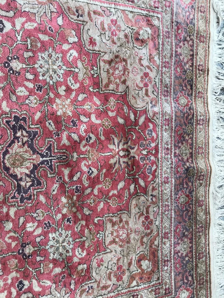 Wonderful Silk Turkish Kayseri Rug For Sale at 1stDibs