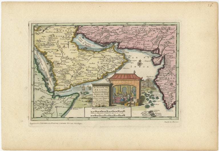Wonderful Small Map of the Coasts of Arabia, Persia and Western India ...