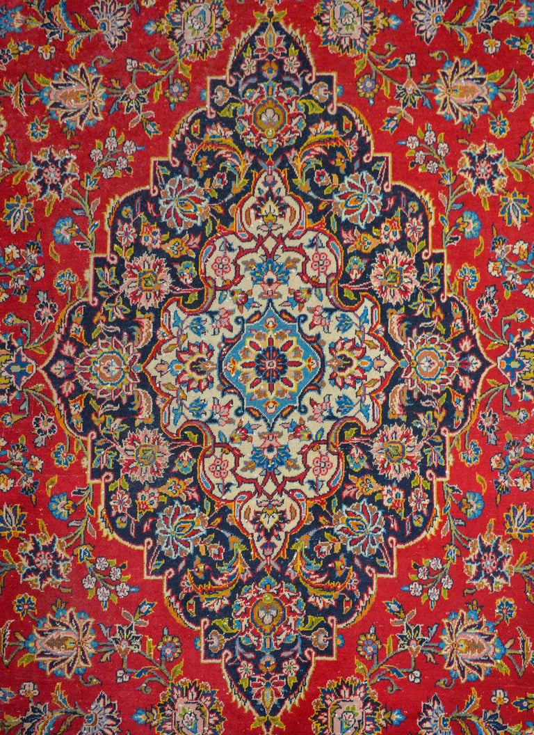 Wonderful Traditional Kashan Rug For Sale at 1stDibs