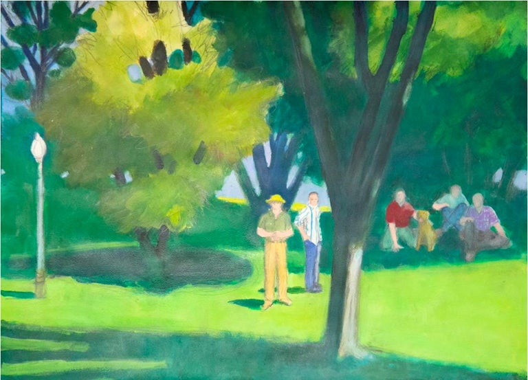 WONNER, PAUL - Park with Figures For Sale at 1stDibs