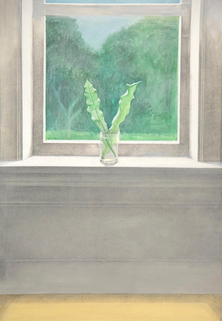 WONNER, PAUL - Window and Leaves in a Glass For Sale at 1stDibs