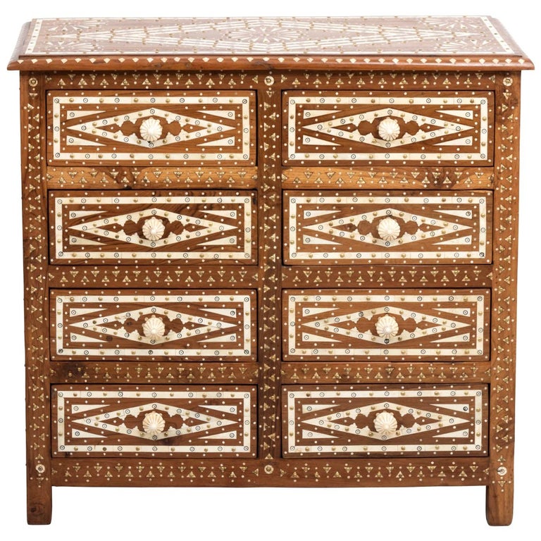 Wood and Bone Inlaid Chest of Drawers at 1stDibs | inlaid chest of drawers