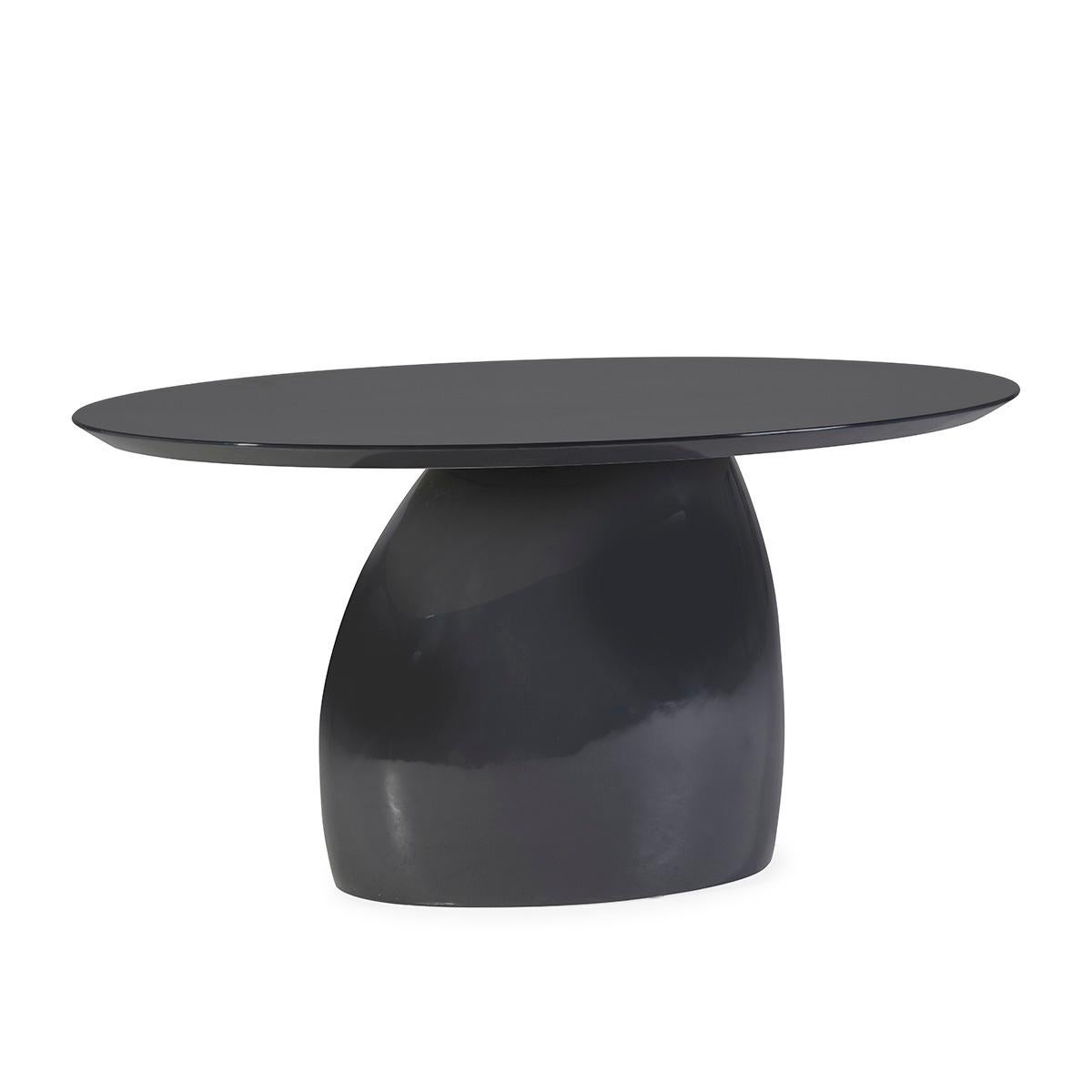 Wood And Fiberglass Dining Table by Thai Natura For Sale at 1stDibs