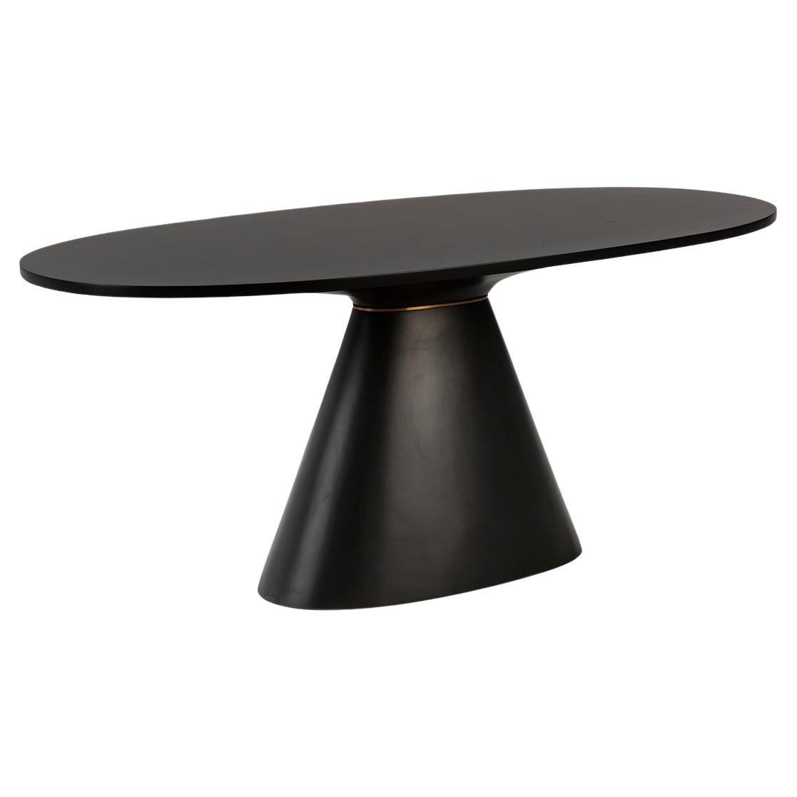 Wood And Fiberglass Dining Table by Thai Natura For Sale at 1stDibs