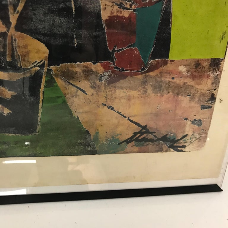 Wood Block Lithograph Still Life Abstract Wall Art For Sale at 1stDibs ...