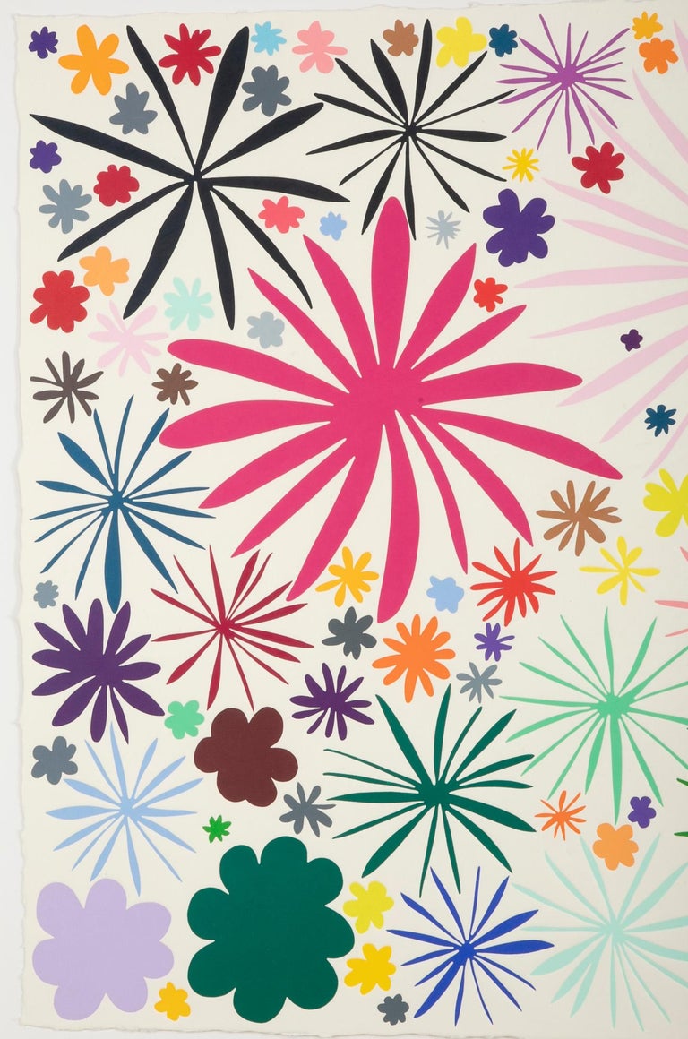 Wood Block Print by Polly Apfelbaum at 1stDibs