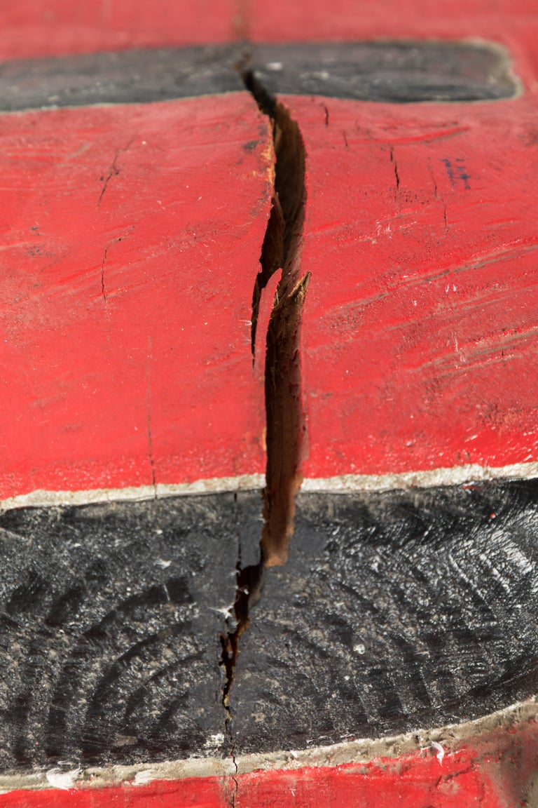 Wood Carved American Folk Art Muscle Car For Sale at 1stDibs