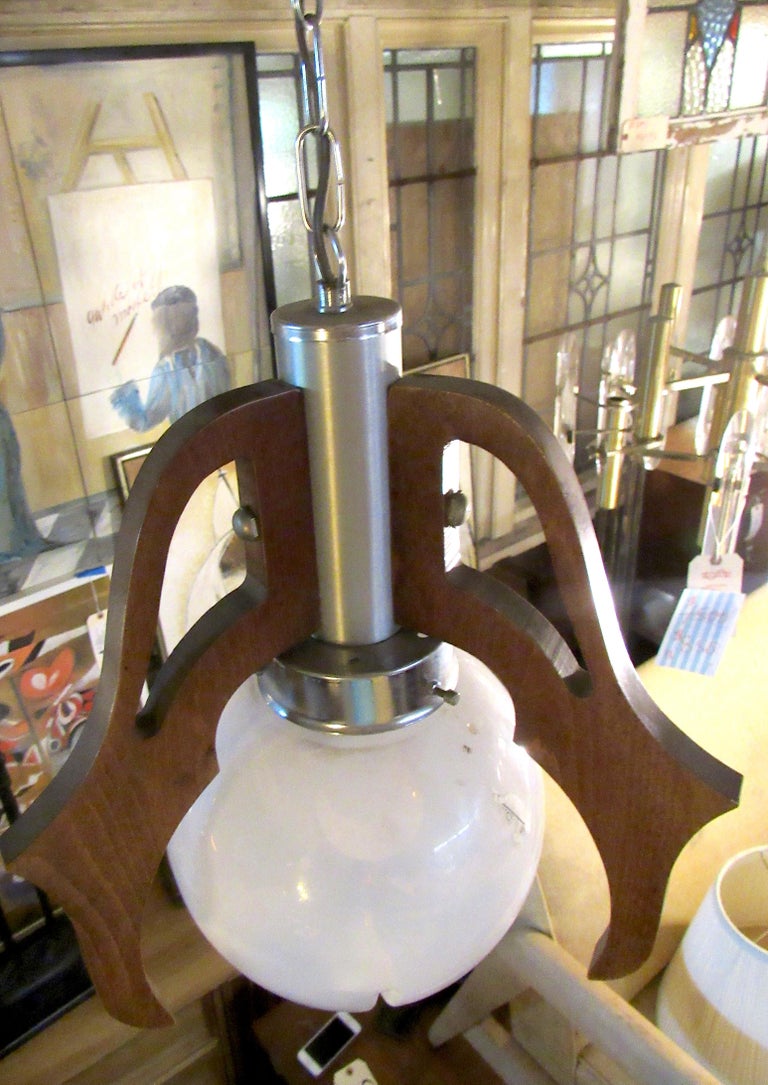 Wood Claw Pendant Lamp For Sale at 1stDibs