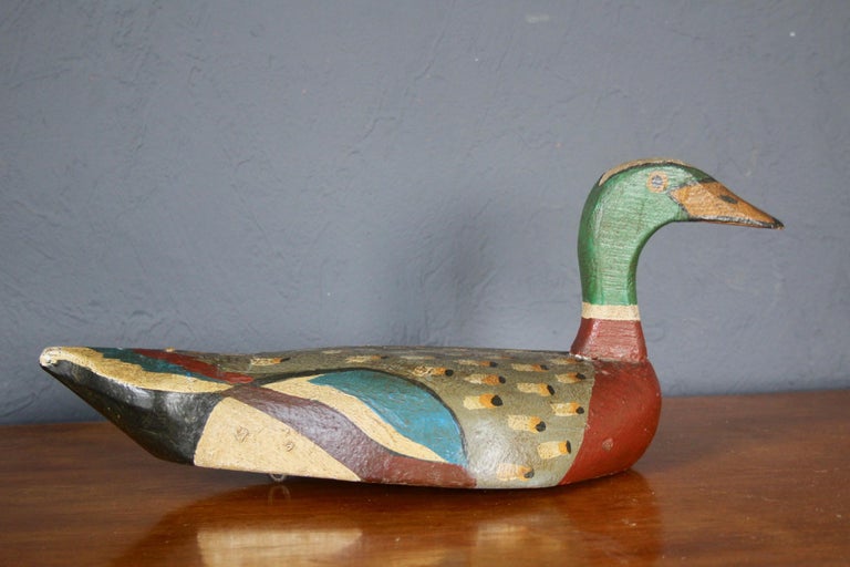 Wood Duck Sculpture For Sale at 1stDibs