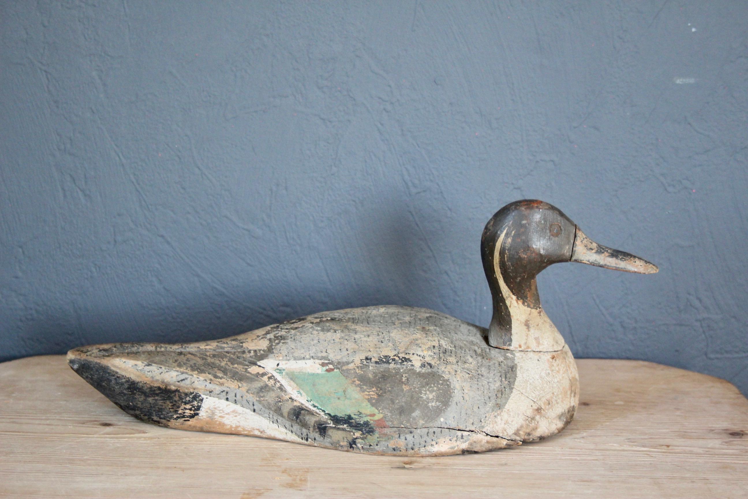 Wood Duck Sculpture For Sale at 1stDibs