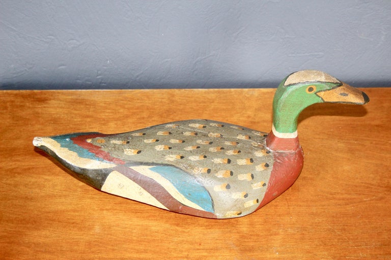 Wood Duck Sculpture For Sale at 1stDibs