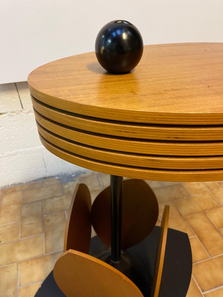 Wood Flower Modular Table. Italy, 1980s For Sale at 1stDibs