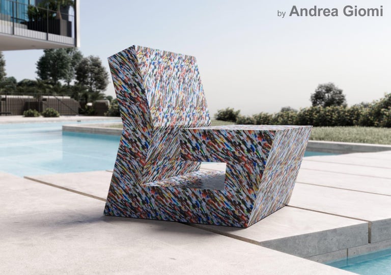 Wood Labirint Sofa by Andrea Giomi For Sale at 1stDibs