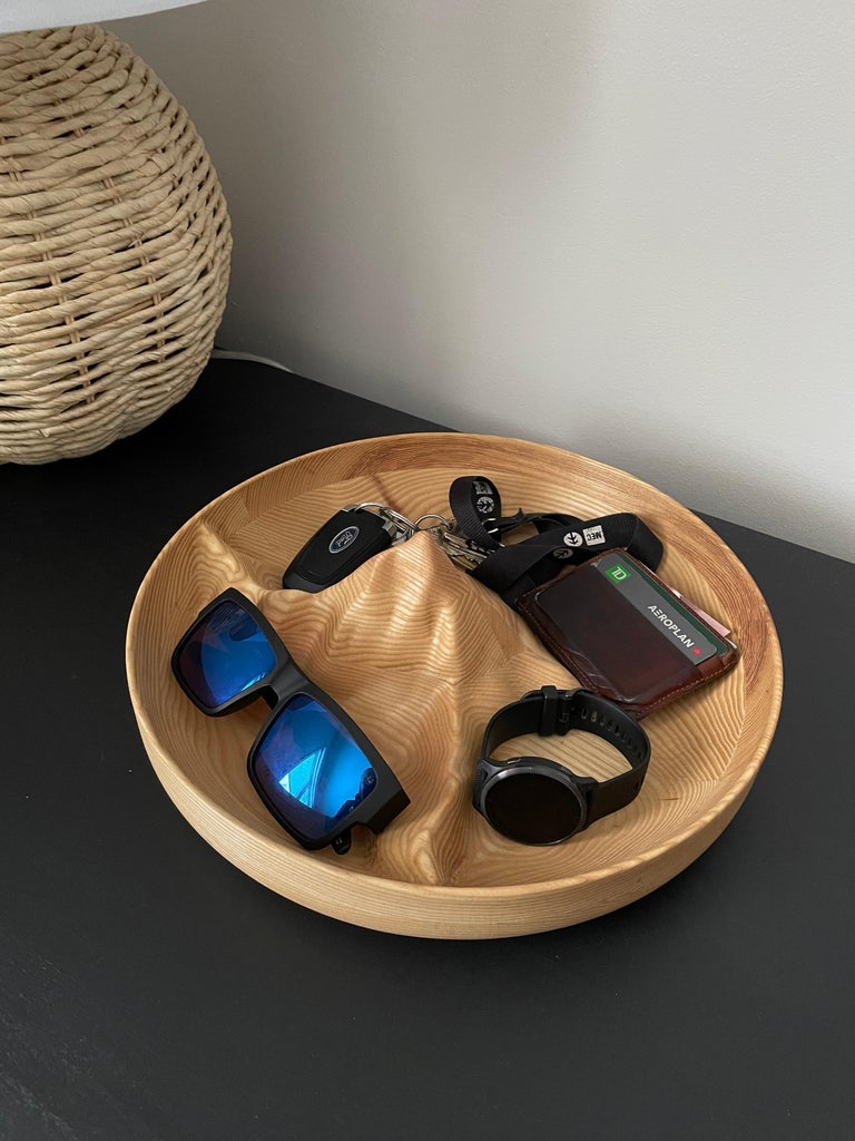 Wood Matterhorn Bowl in Ash From Skodi Collection by Pompous Fox For ...