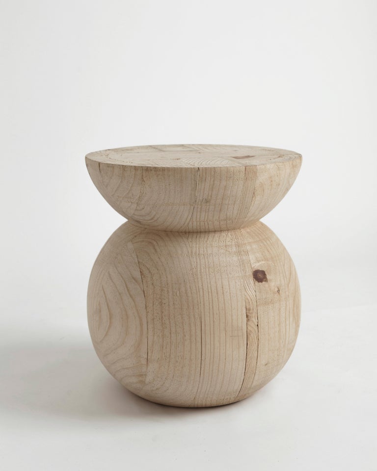 Wood Neru Stools 6 by Rebeca Cors For Sale at 1stDibs