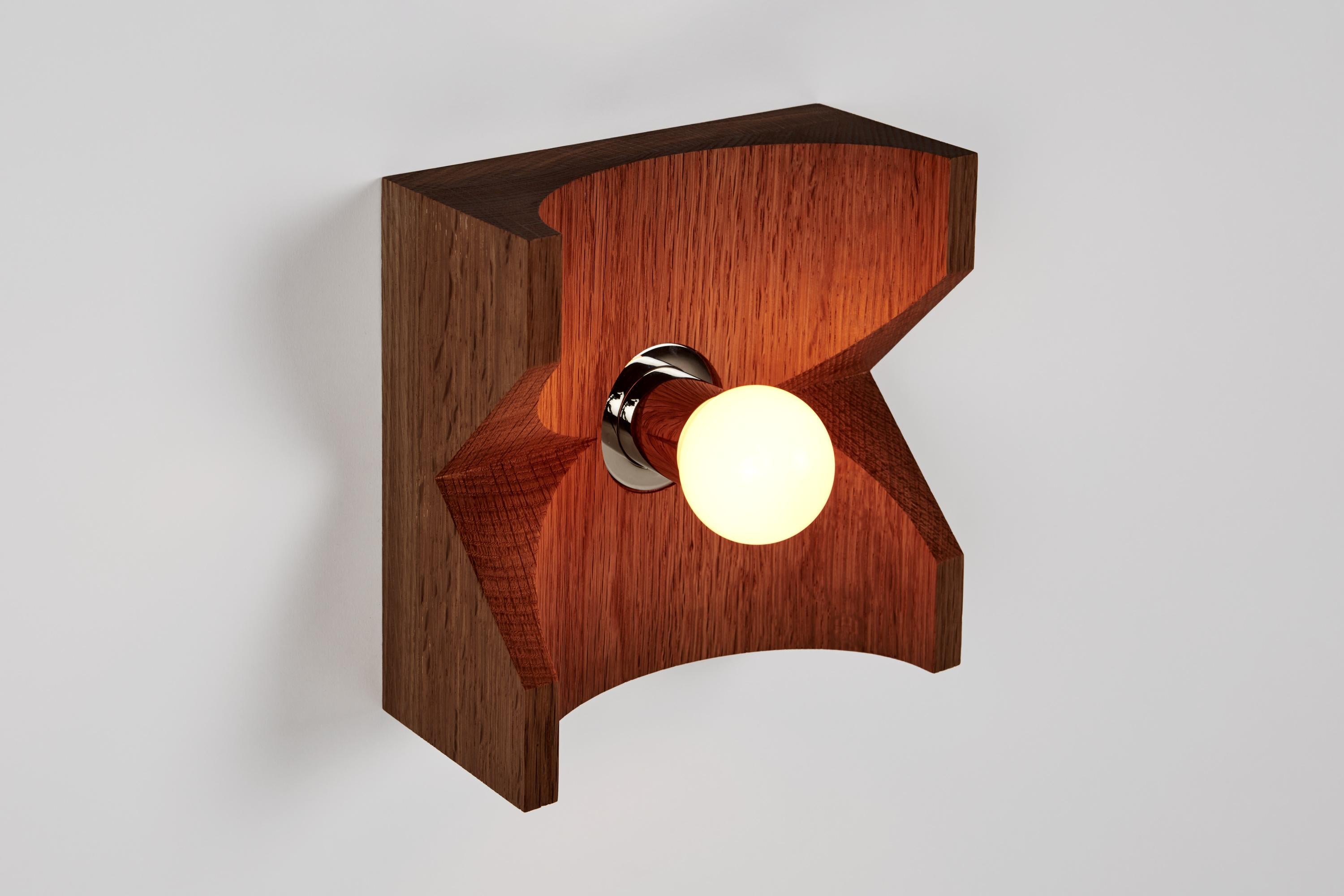 Wood Sconce - Cut For Sale at 1stDibs