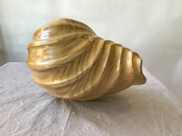 Wood Seashell at 1stDibs