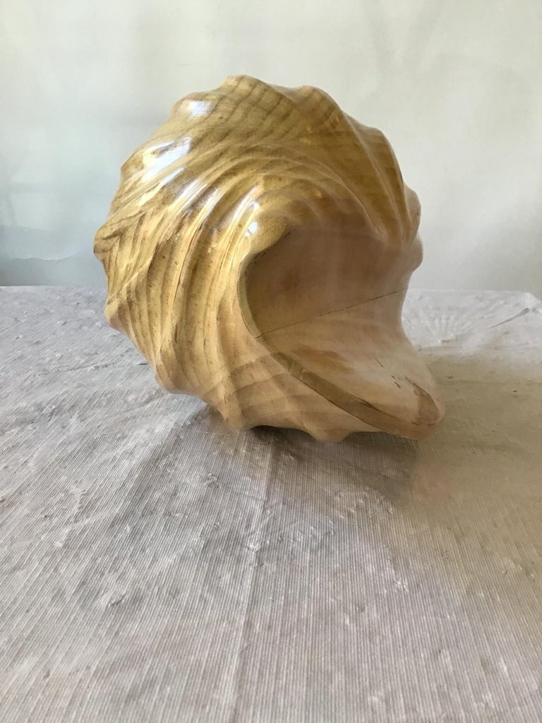 Wood Seashell at 1stDibs