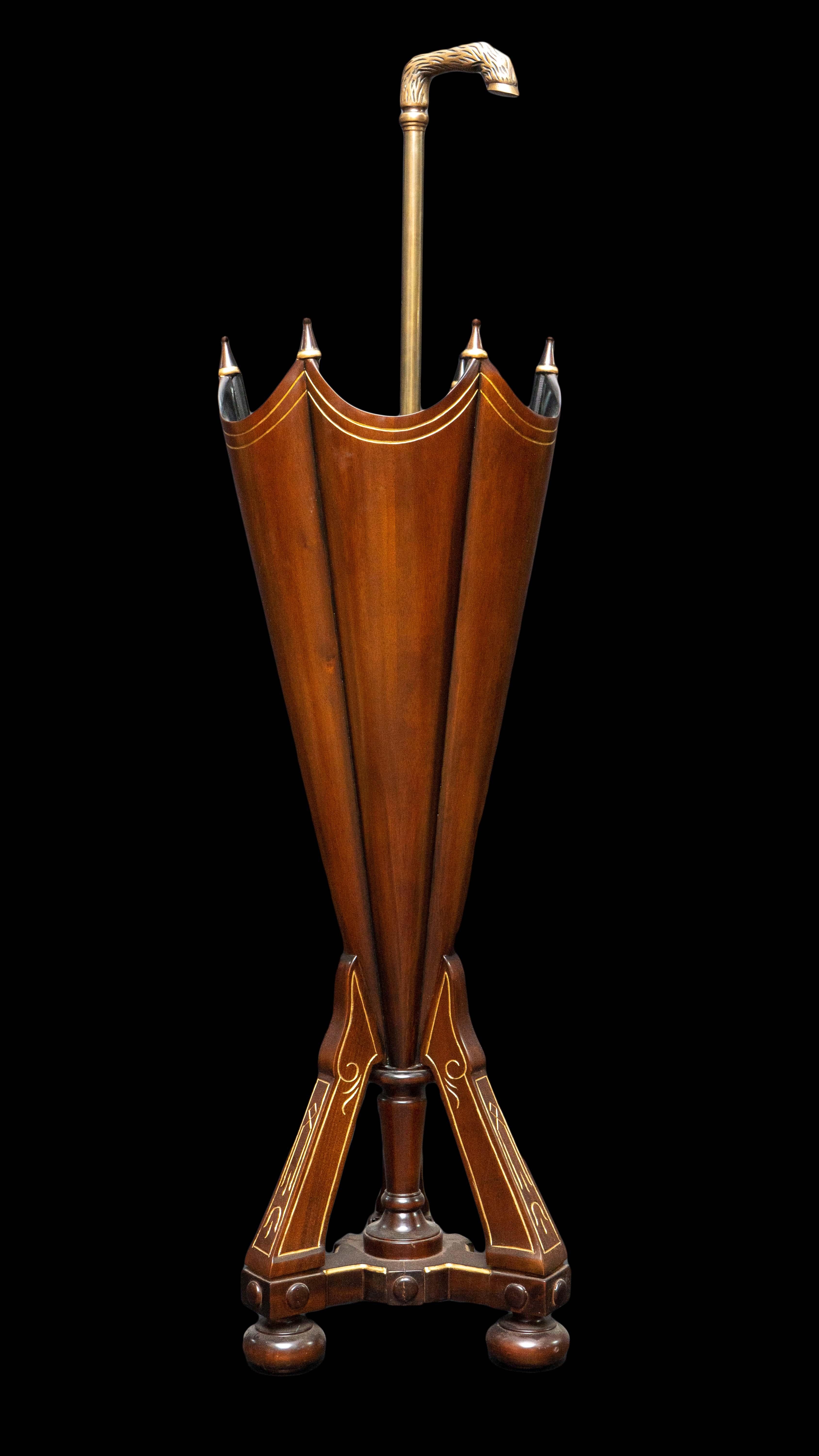 Wood Umbrella Style Umbrella Stand at 1stDibs