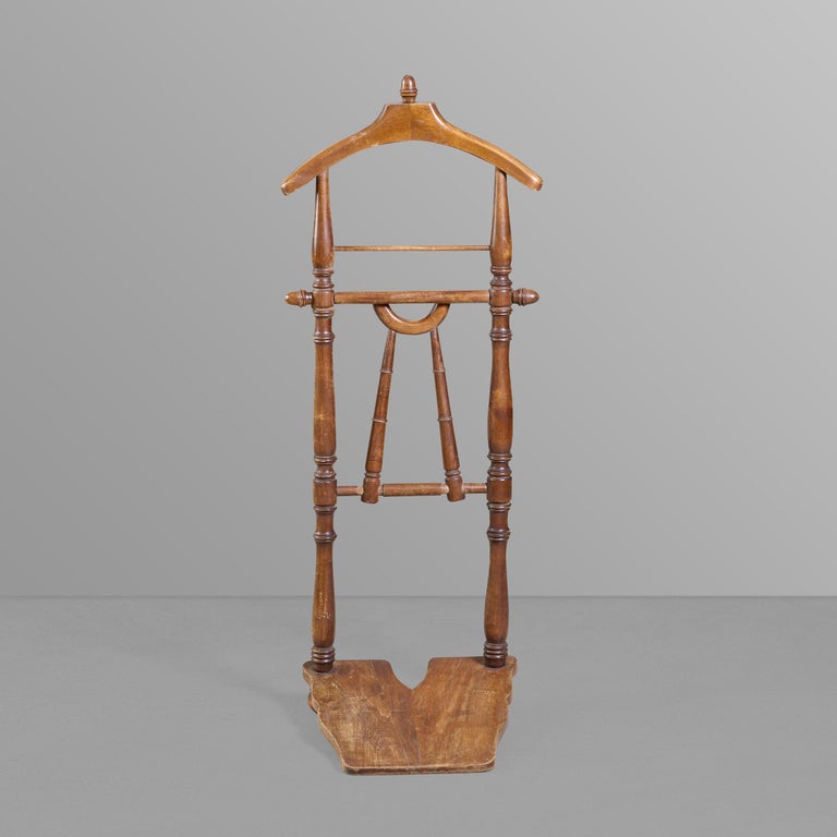 Wood Valet Stand For Sale at 1stDibs