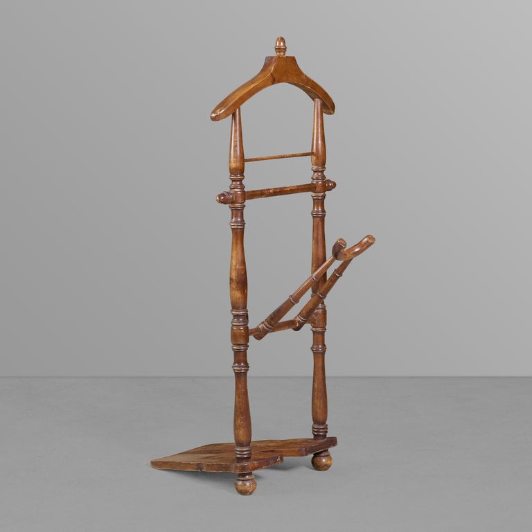 Wood Valet Stand For Sale at 1stDibs