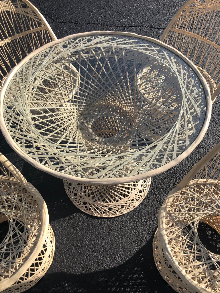 Mid Century Spun Fiberglass Patio Set by Russell Woodard For Sale at ...