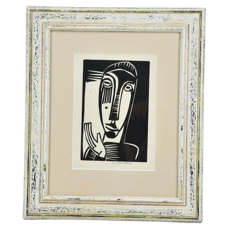 Woodcut by Karl Schmidt-Rottluff, 1H105 For Sale at 1stDibs