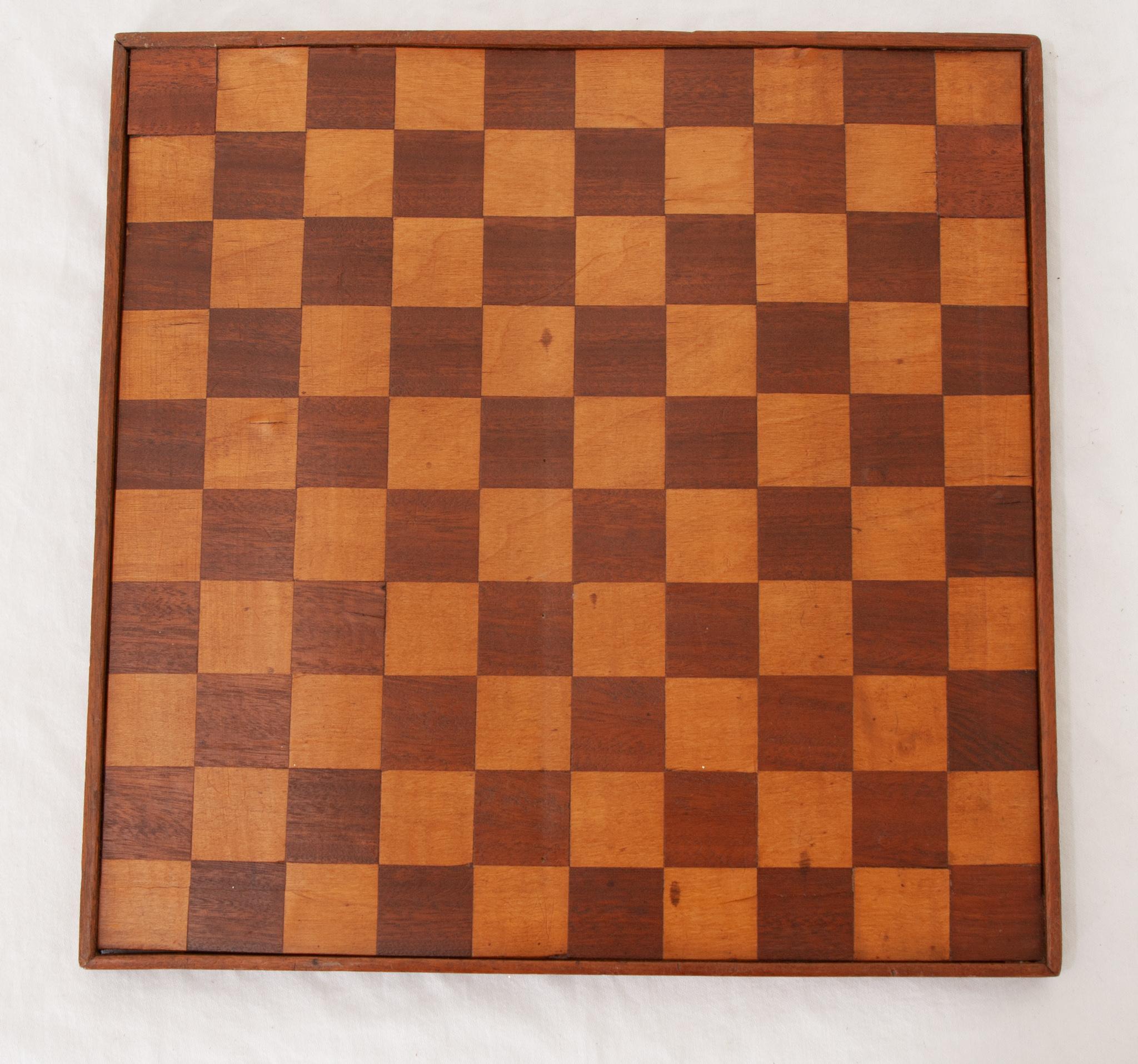 Wooden 10 x 10 CheckerBoard at 1stDibs