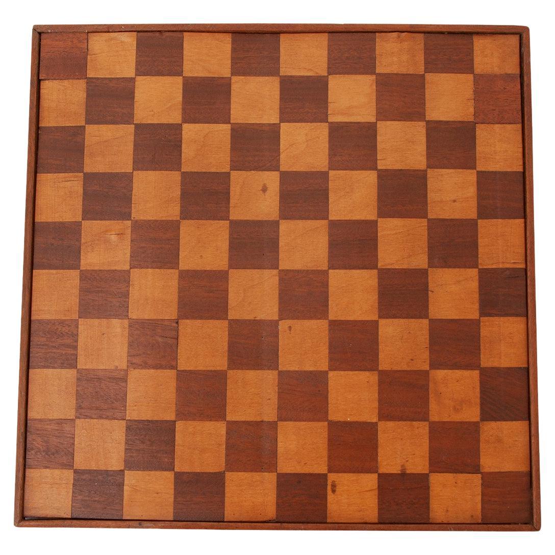 Wooden 10 x 10 CheckerBoard at 1stDibs