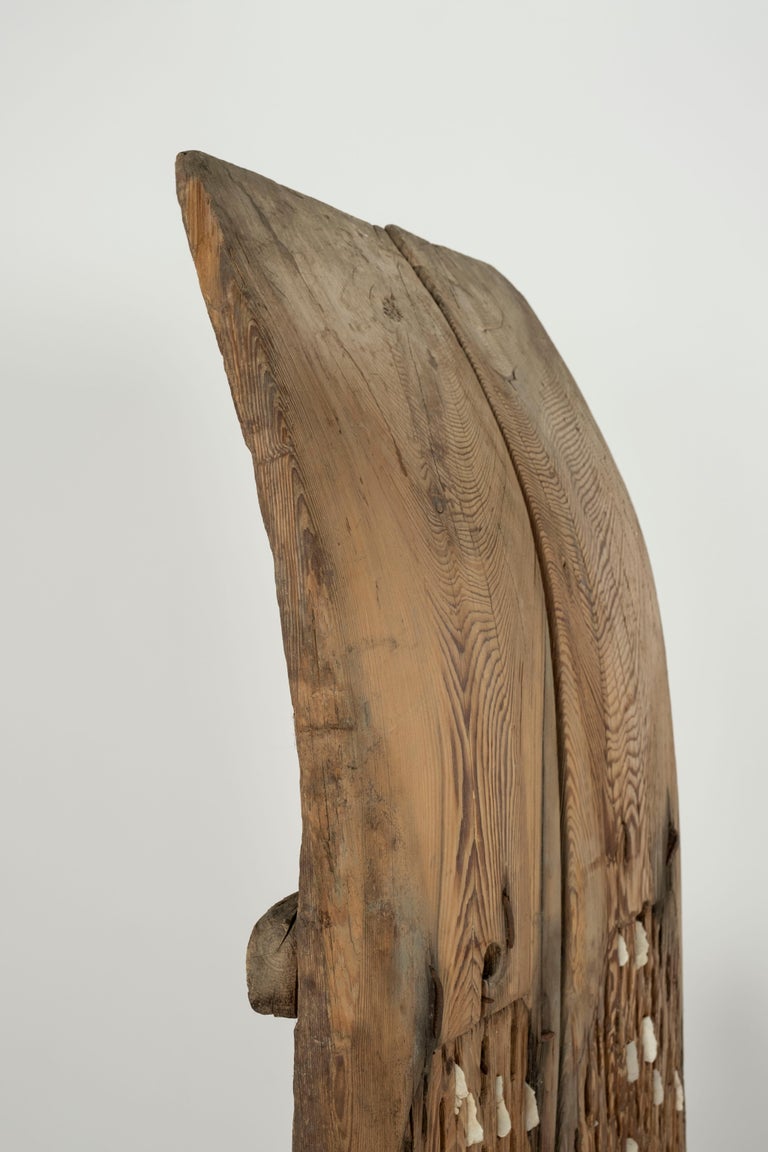 Wooden and Flint Stone Thresher For Sale at 1stDibs