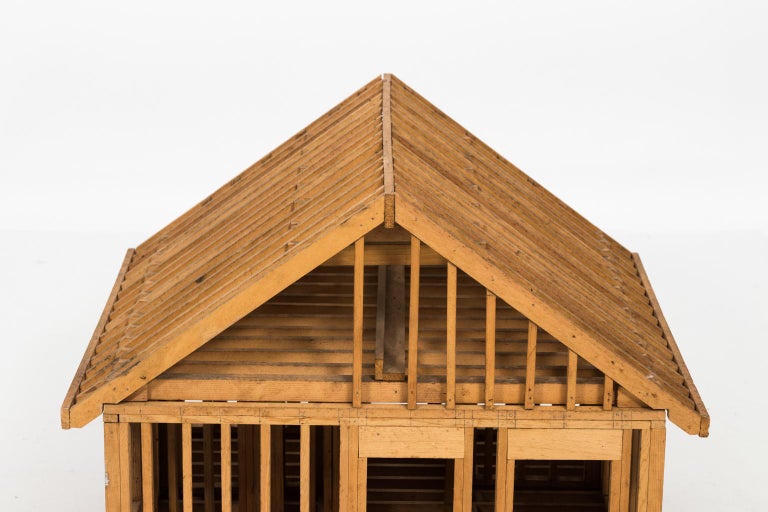 Wooden Architectural Model at 1stDibs