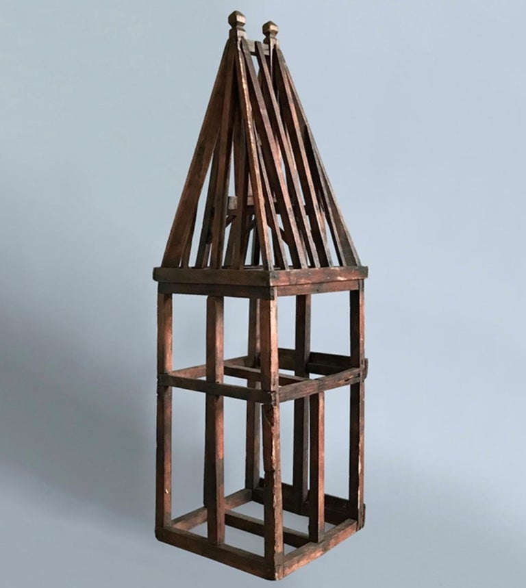 Wooden Architectural Model of Tower For Sale at 1stDibs
