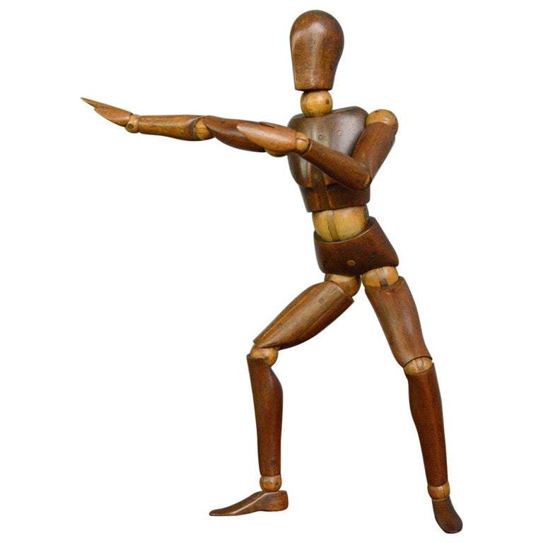 Wooden Artists Lay Figure, circa 1920s at 1stDibs