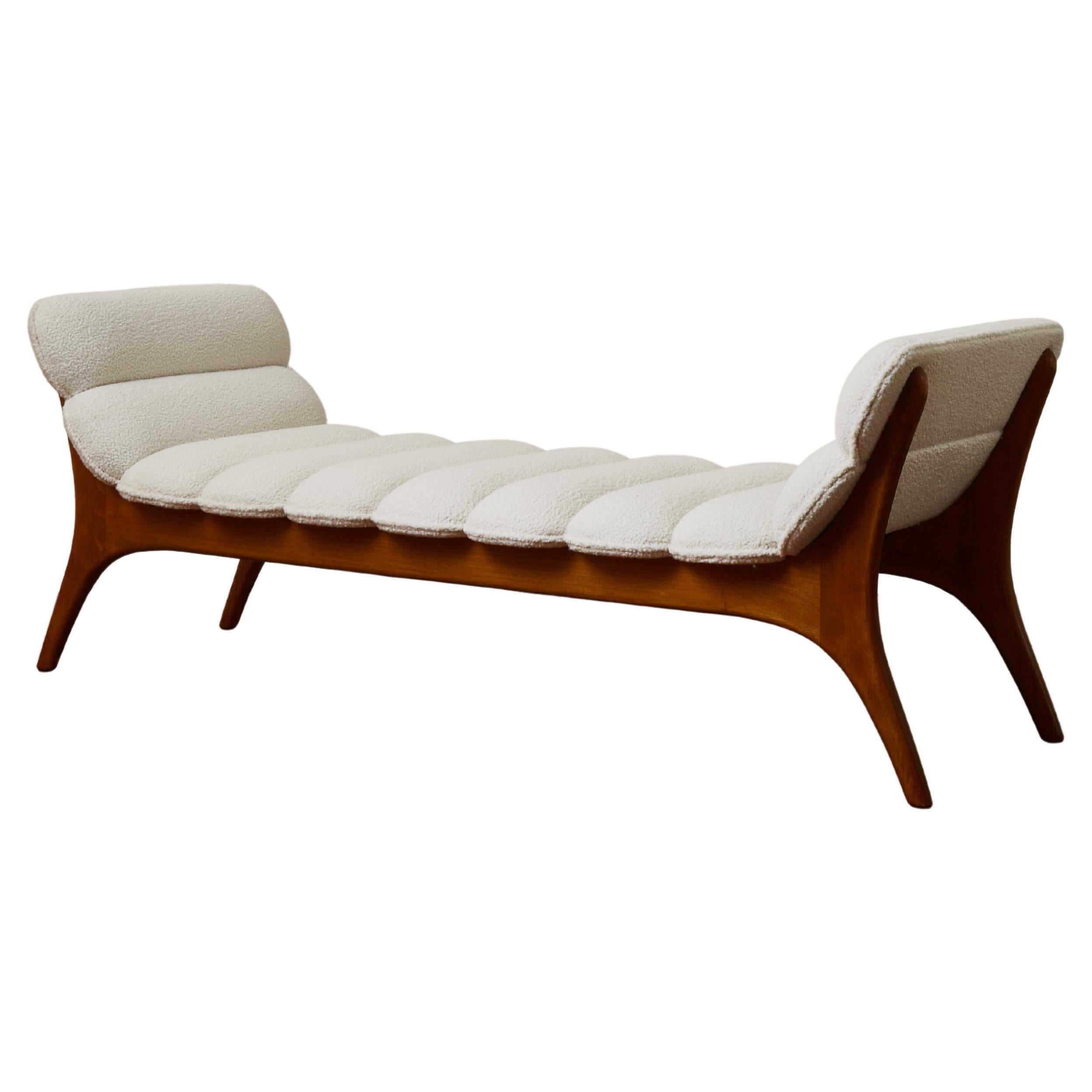 Rooms Studio, Triple Wooden Bench with Stainless Steel, Black Wooden ...