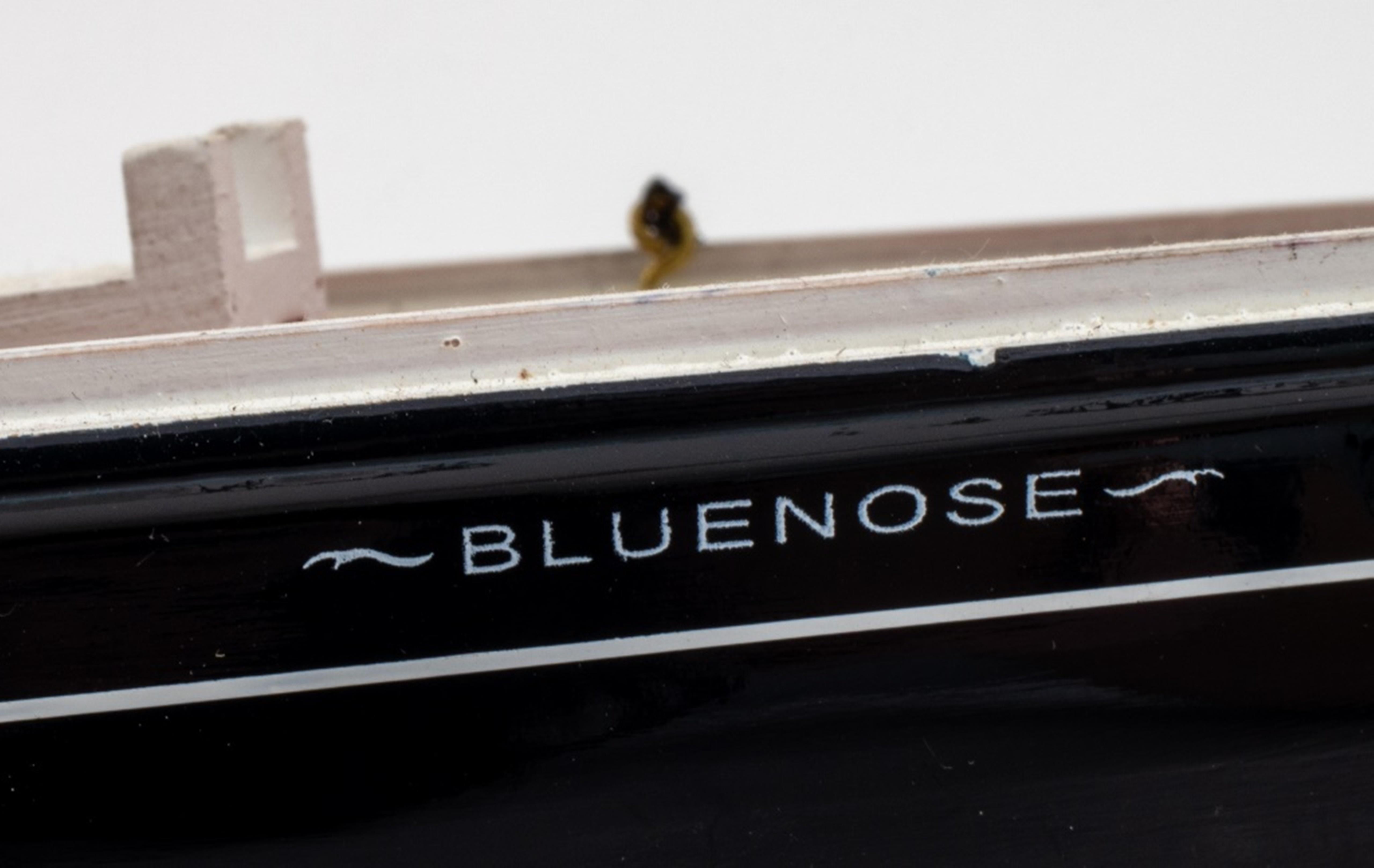 Wooden Bluenose Boat Model at 1stDibs