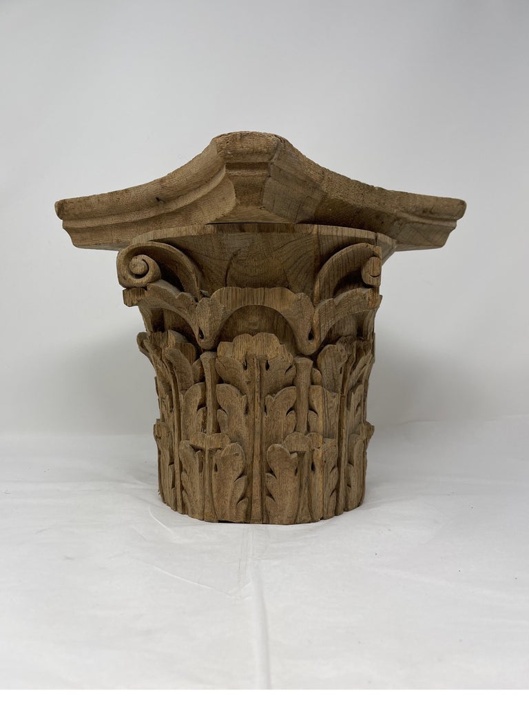 Wooden Capital at 1stDibs