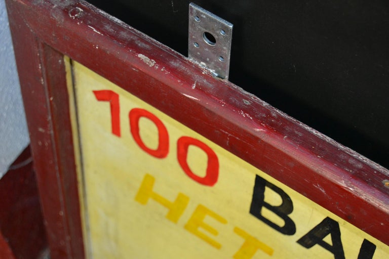 Wooden Carnival Panel Shooting Gallery at 1stDibs