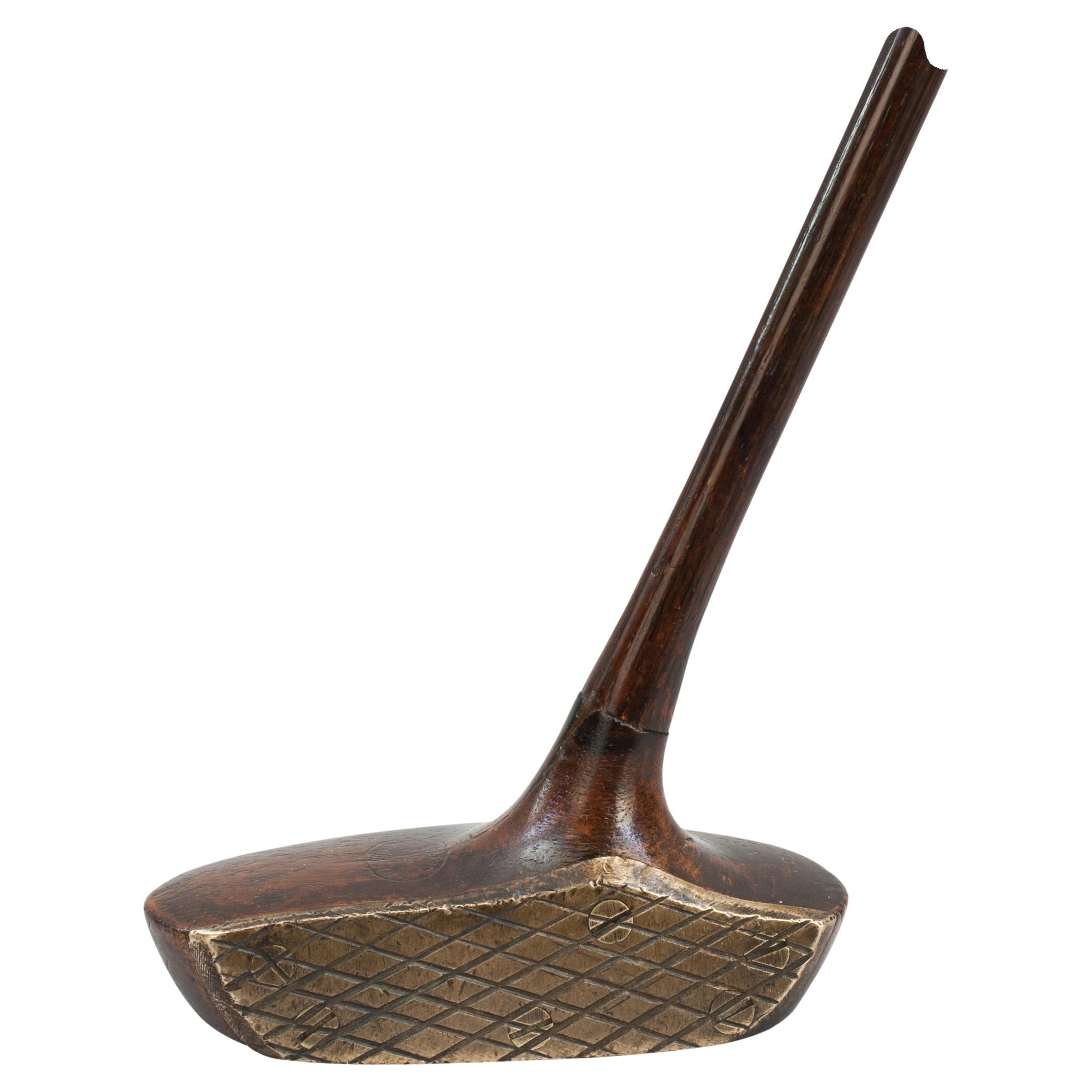 Wooden Center Shafted Schenectady Type Putter. For Sale at 1stDibs
