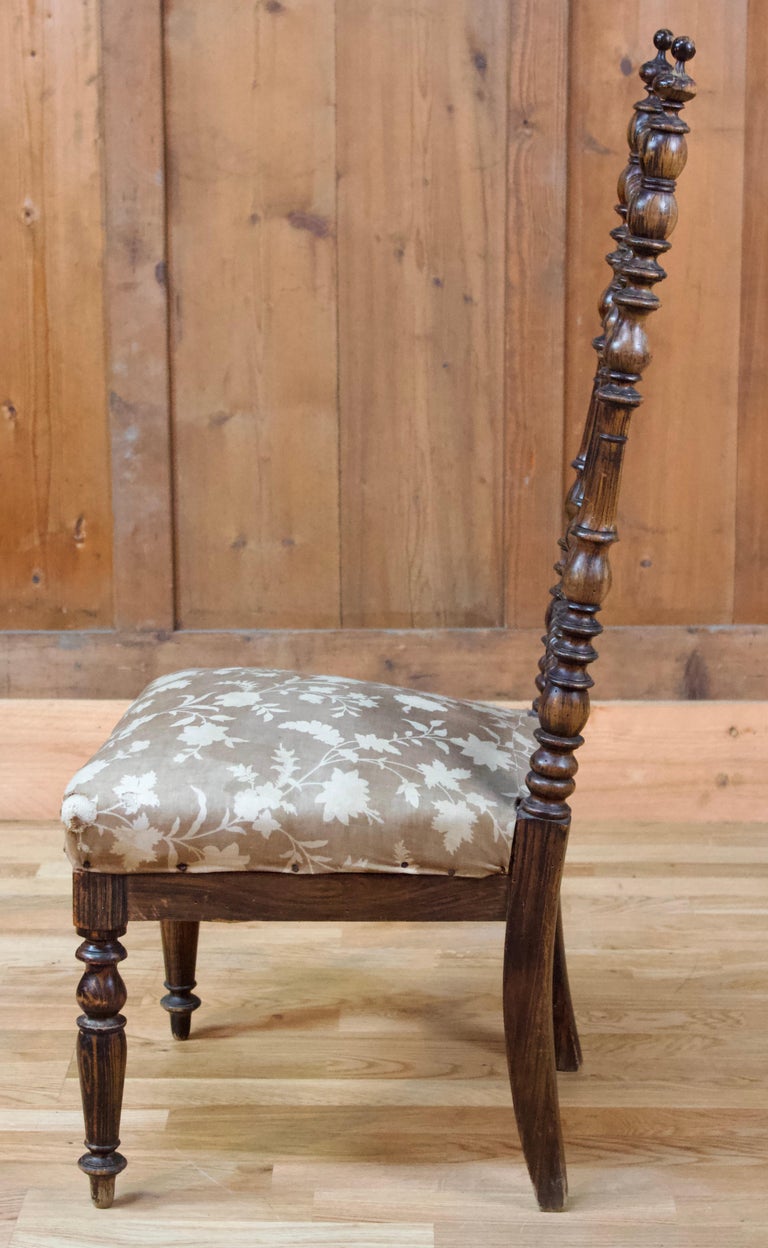 Wooden Chair Louis Philippe Style 19th Century France For Sale at 1stDibs