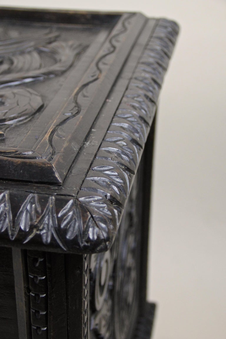 Wooden Chest Baroque Revival Hand Carved, Austria, circa 1880 at ...