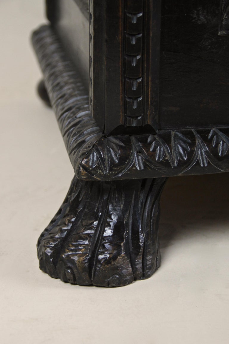 Wooden Chest Baroque Revival Hand Carved, Austria, circa 1880 at ...