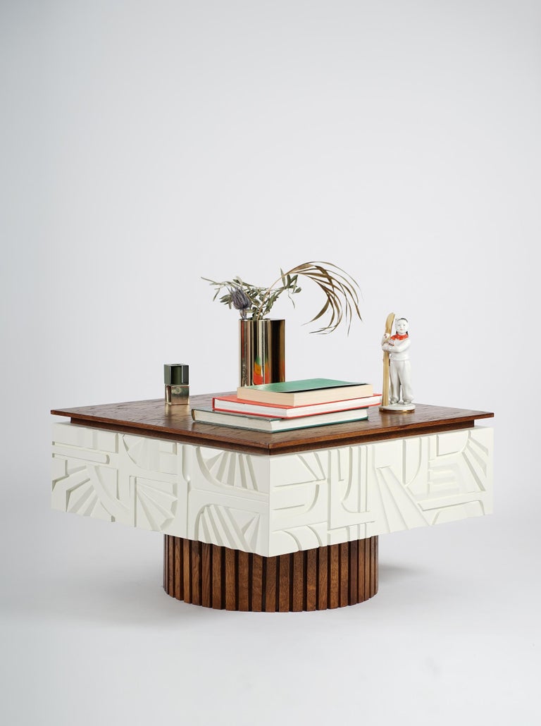 Wooden Coffee Table from "Normative collection" For Sale at 1stDibs