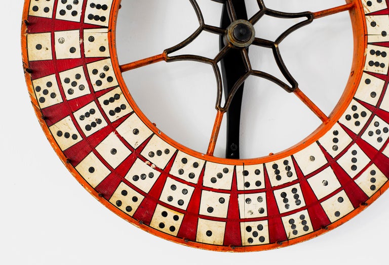 Wooden Dice Gambling Wheel at 1stDibs