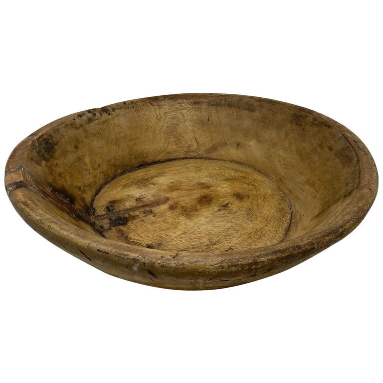 Wooden Dough Kneading Parat Bowl at 1stDibs