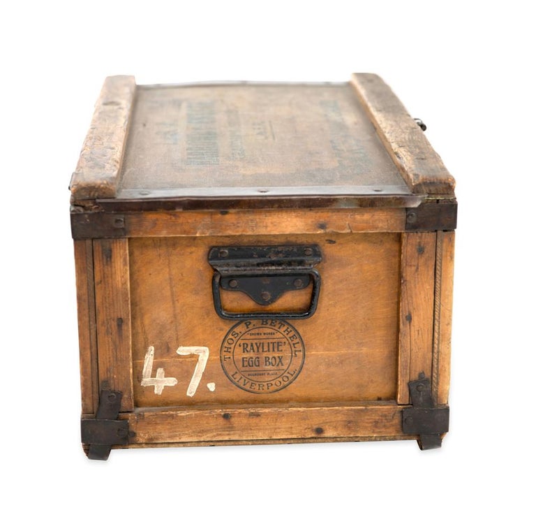 Wooden Grocery Boxes For Sale at 1stDibs
