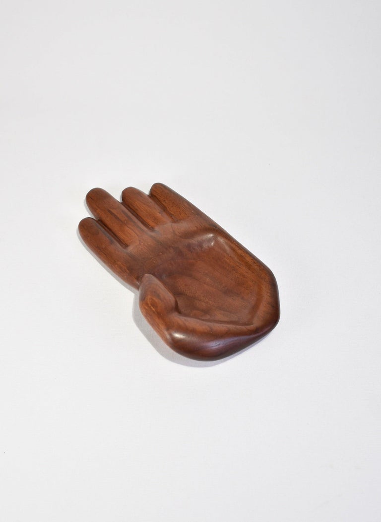 Wooden Hand Catchall at 1stDibs