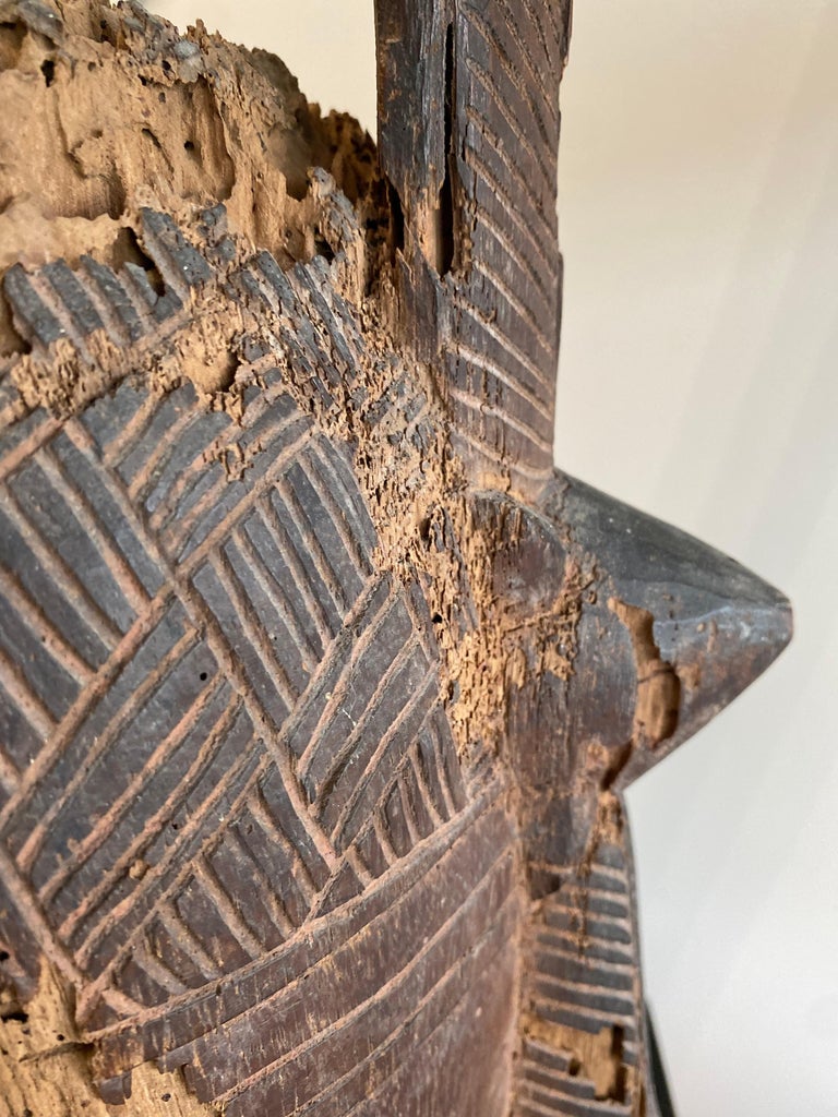 Wooden Head, Edo People, Benin Nigeria with Stand For Sale at 1stDibs