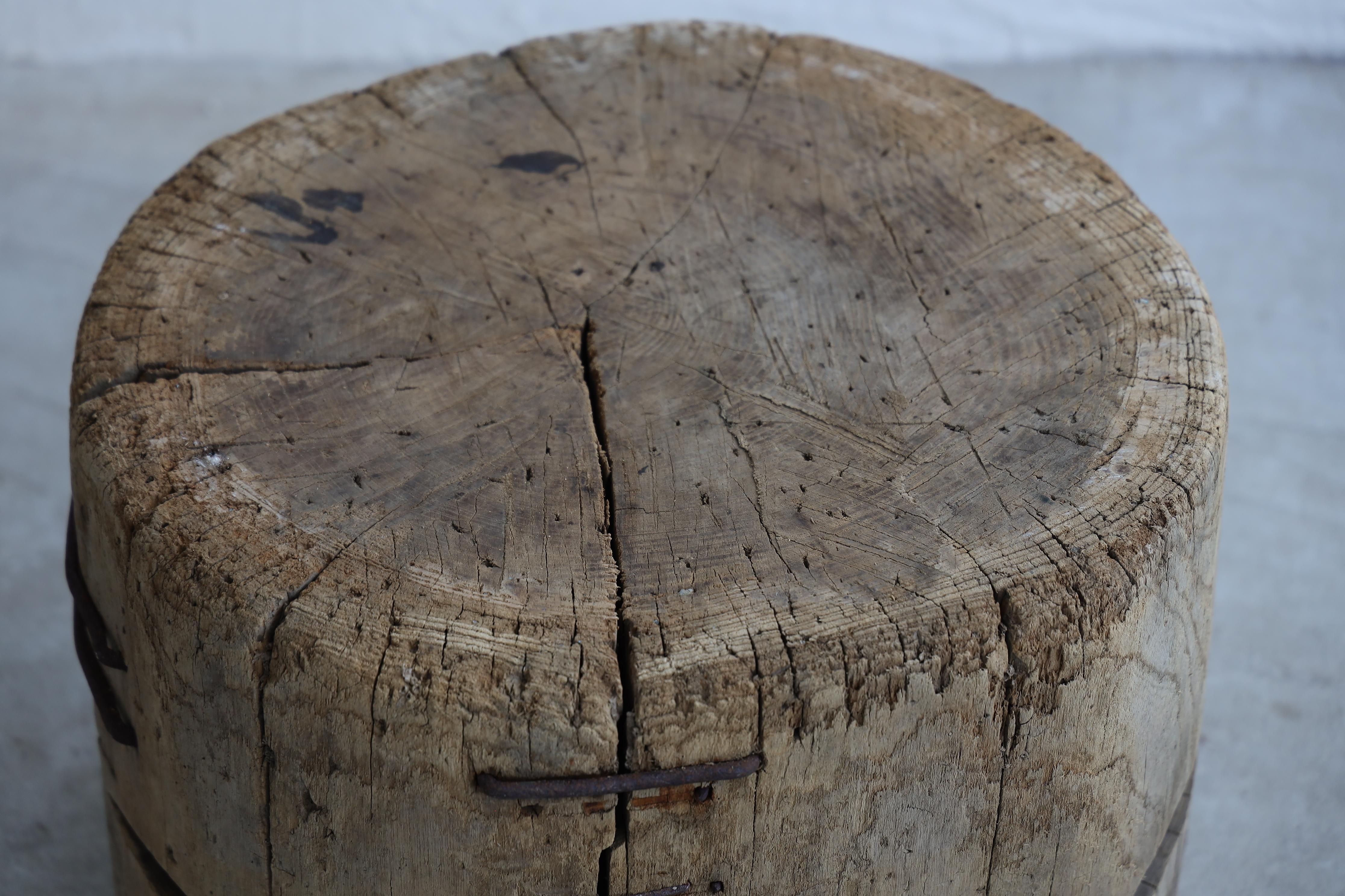 Wooden Low Table, Display stand, Japanese Antique, Primitive, Wabi-Sabi ...