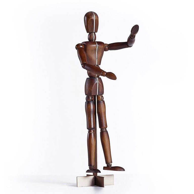 Wooden Man Sculpture For Sale at 1stDibs